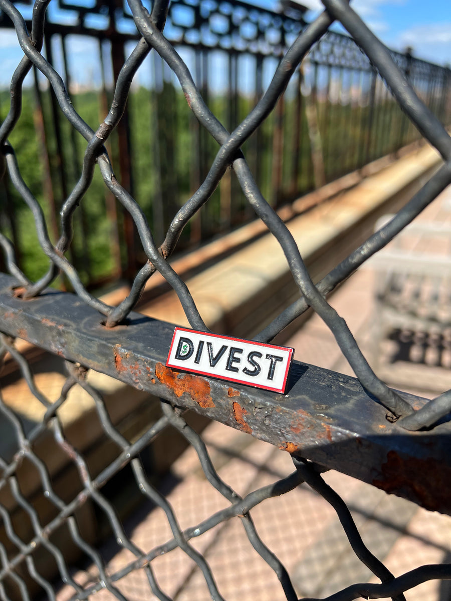 Divest Lapel Pin – Radical Dreams Pins