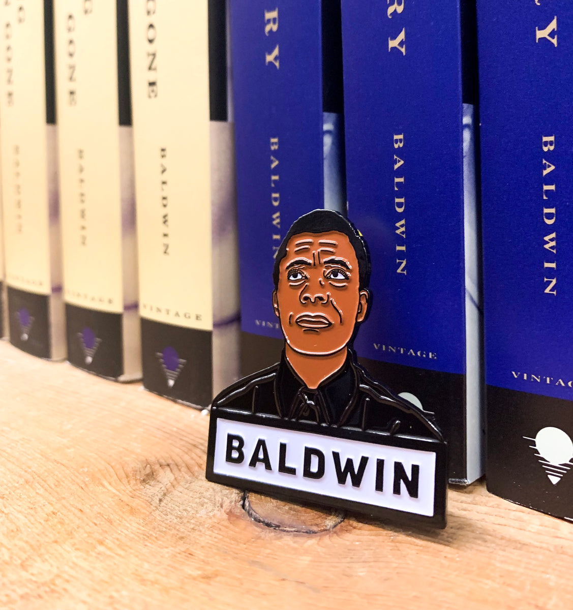 Baldwin Lapel Pin – Radical Dreams Pins