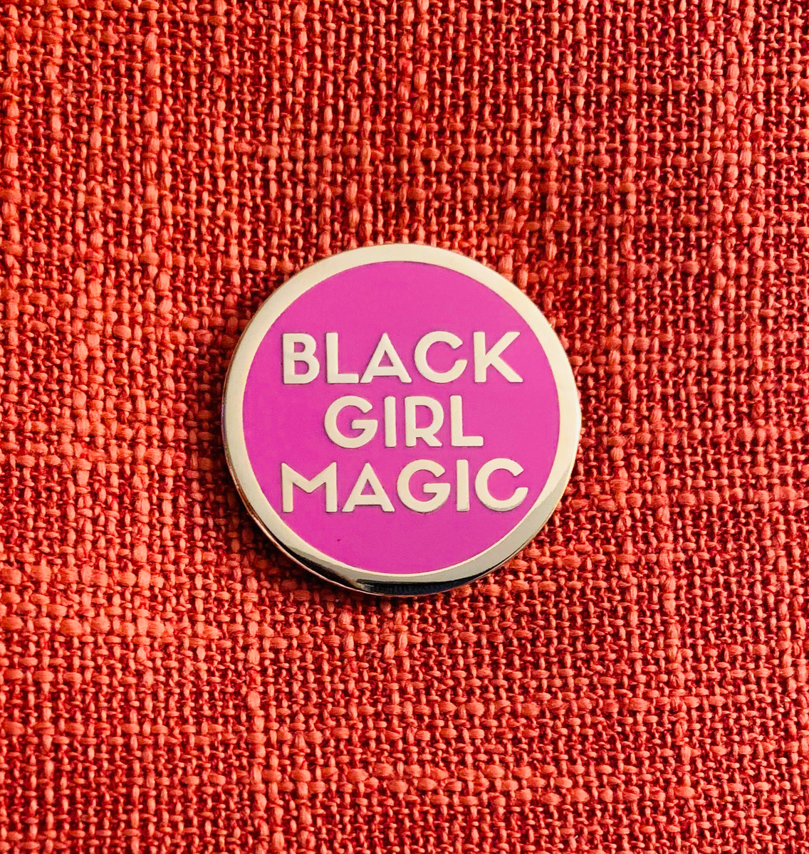 Black Girl Magic Lapel Pin - PINK – Radical Dreams Pins