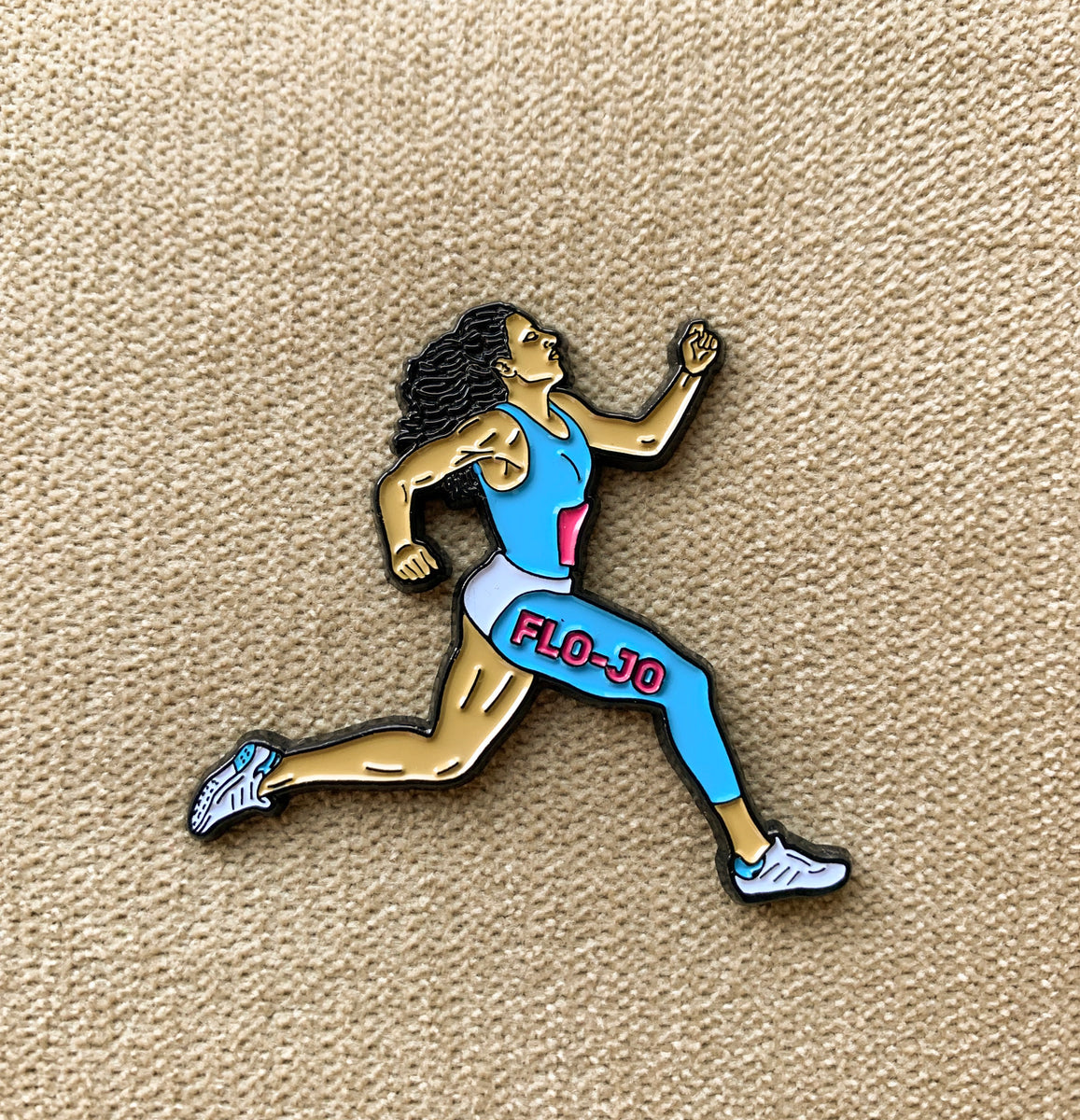 Flo Jo Running Lapel Pin – Radical Dreams Pins